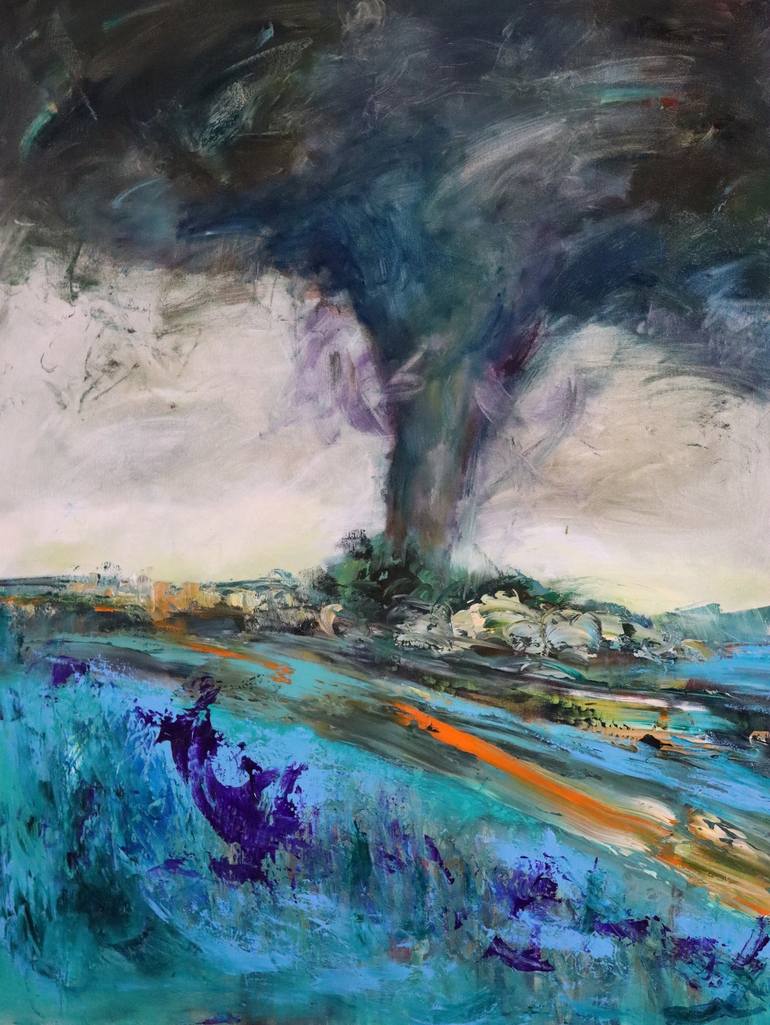 Tornado VI Painting by Ana-Maria Manolache | Saatchi Art