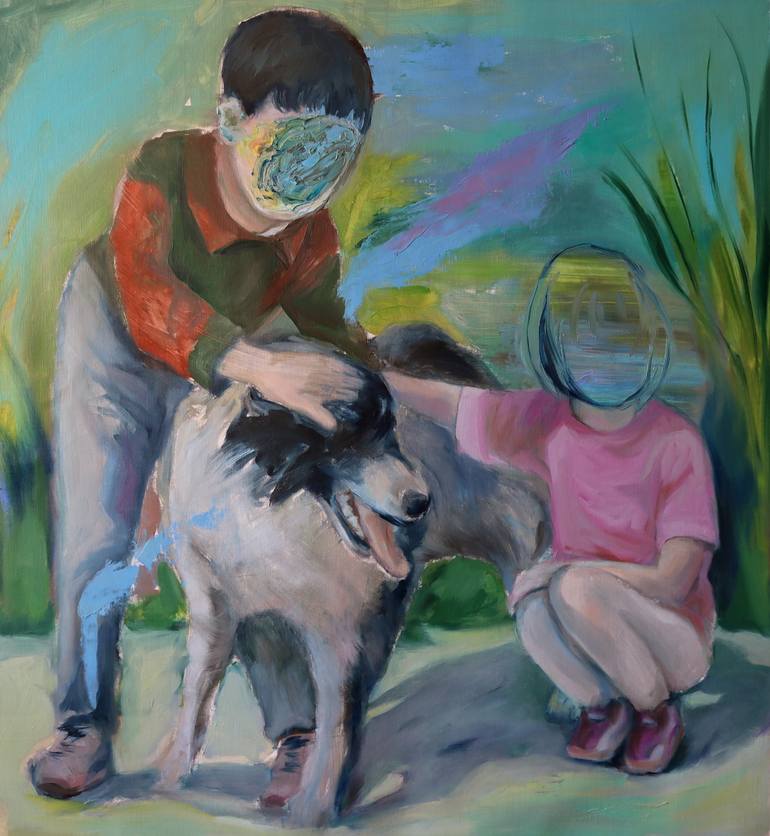 Brothers Painting by Ana-Maria Manolache | Saatchi Art