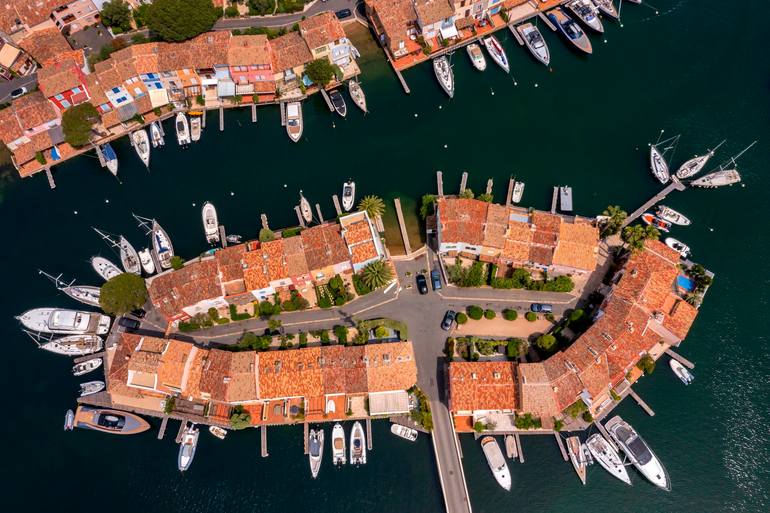 Mediterranean Town from Above Photography by B.M. Noskowski | Saatchi Art