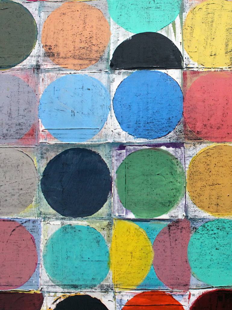 Vintage Spheres No 10 Painting by Andy Watt | Saatchi Art