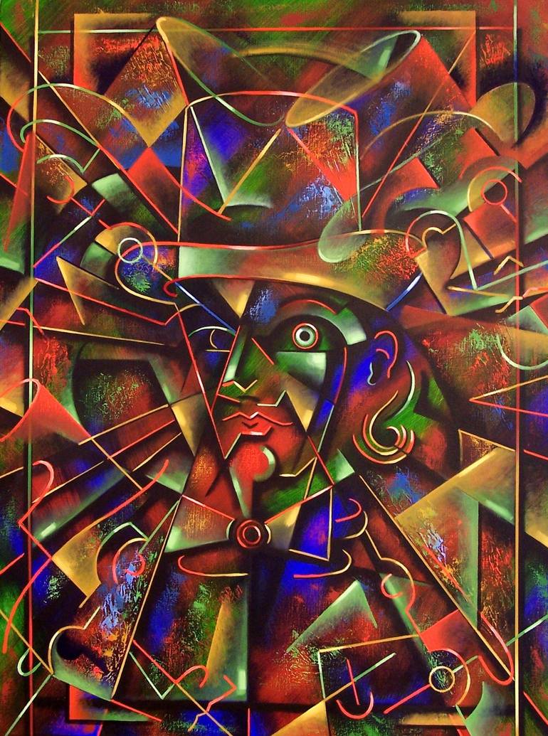 Self Portrait Painting by Anselmo Alliegro | Saatchi Art