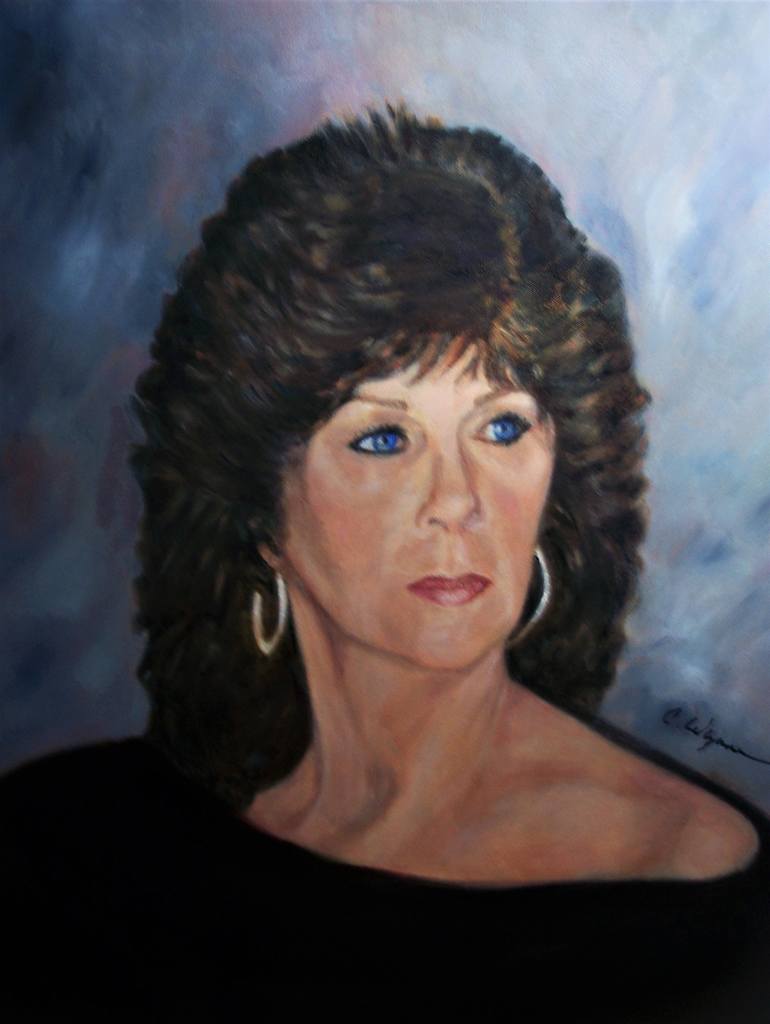 A Pretty Woman Painting by Charlotte Wynne | Saatchi Art