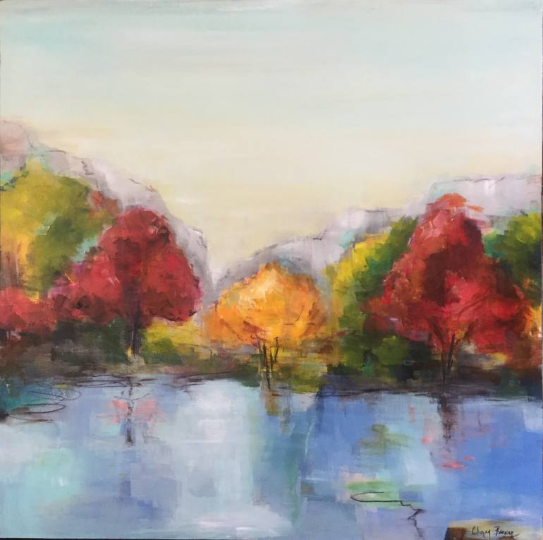 October Painting by Cherry Brewer | Saatchi Art
