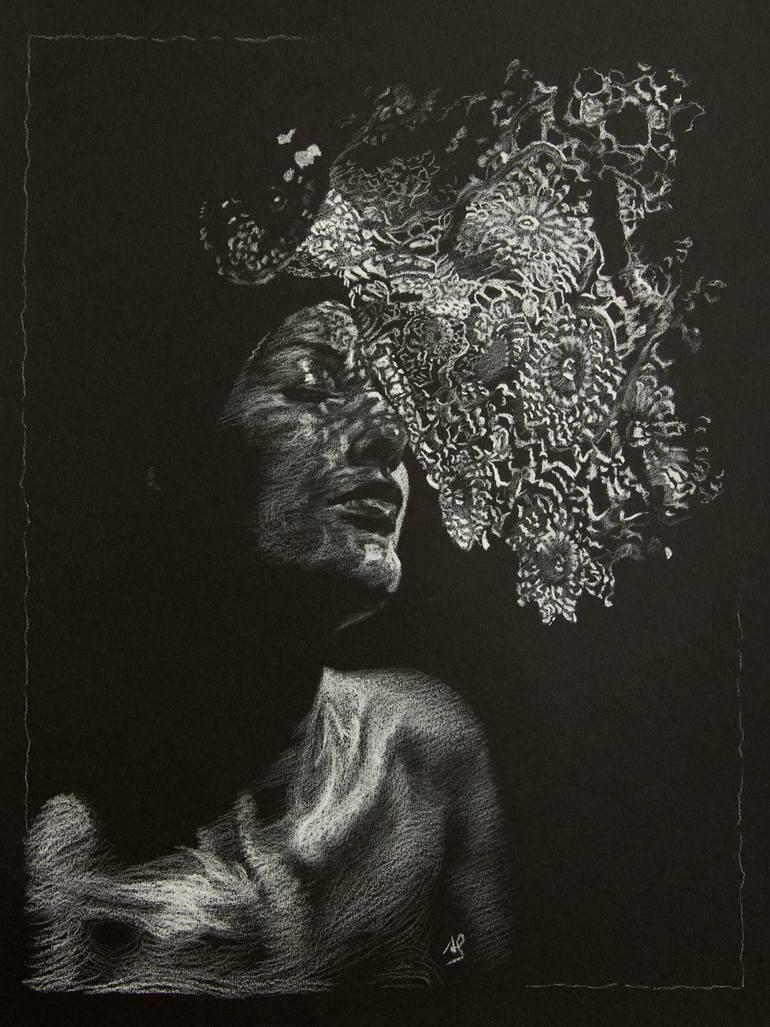 Anna Presence Drawing by Axel Saffran | Saatchi Art