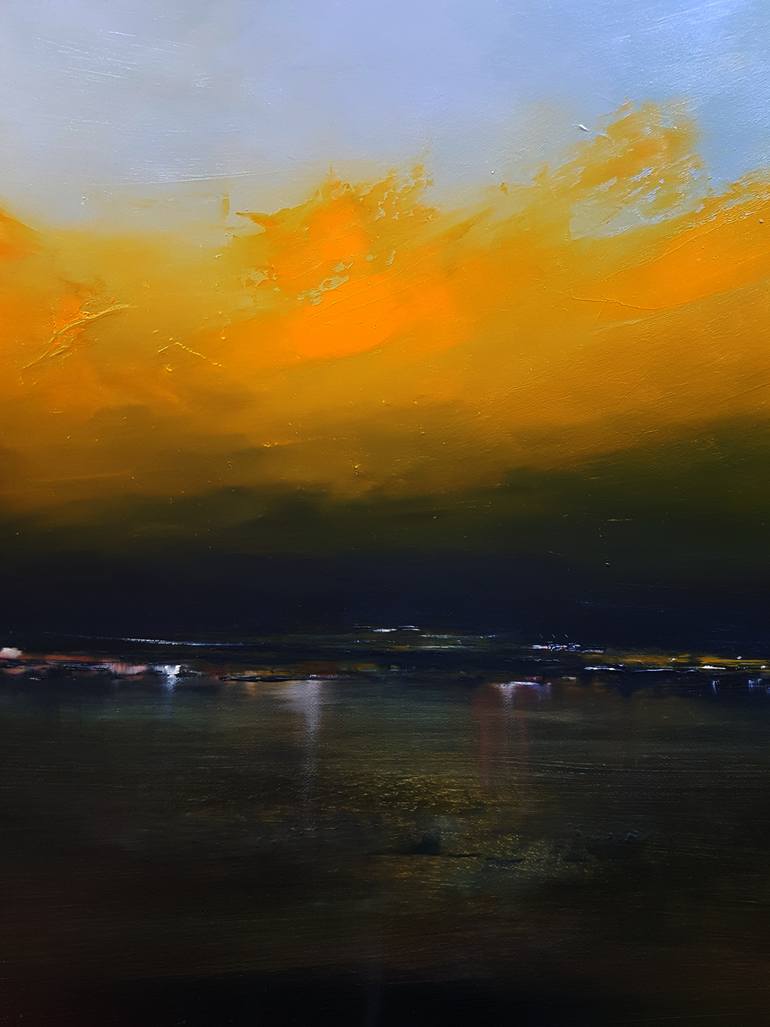 Last of day Painting by Inanda Page | Saatchi Art
