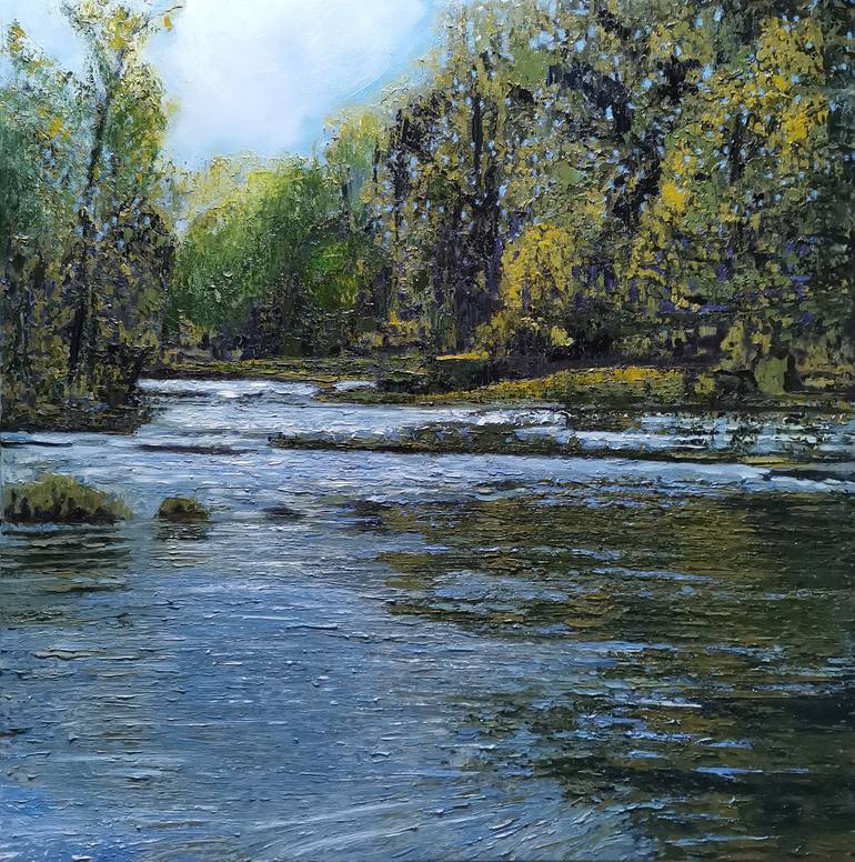 Shimmer Painting by Inanda Page | Saatchi Art