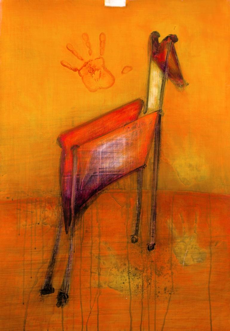 Scapegoat 2 Painting by Eliahu Dallal | Saatchi Art