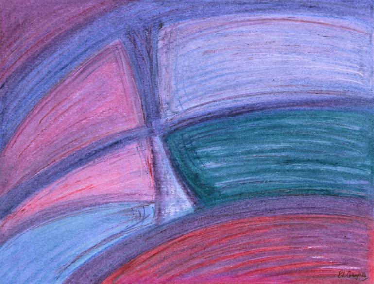 Blue Face Drawing by E-L Cartwright | Saatchi Art