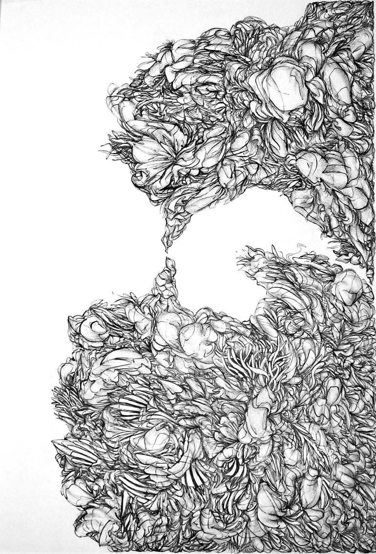 The Undulating Mind 1 Drawing by Zack Lee | Saatchi Art