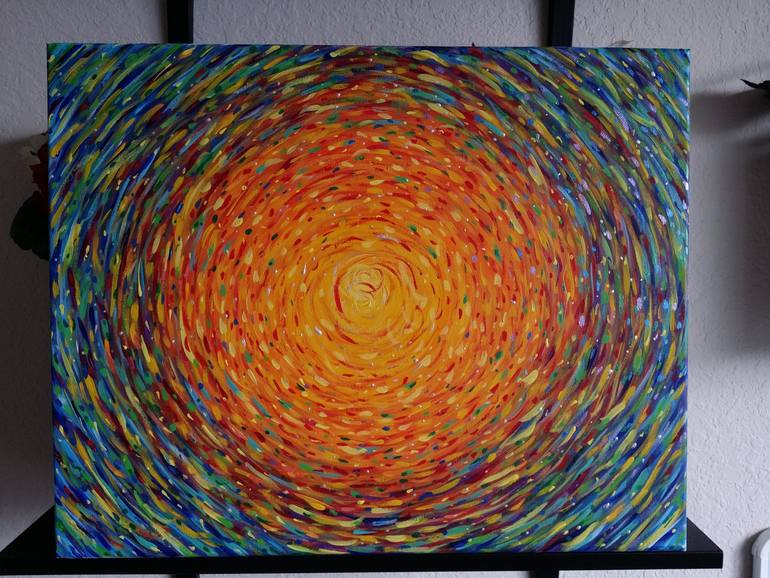 Deep Thought Painting by Guillermo Gonzalez | Saatchi Art