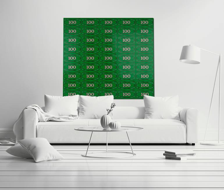 Human-Size Money Wall - EDITION 1 of 1 Sculpture by Little Big Art by ...