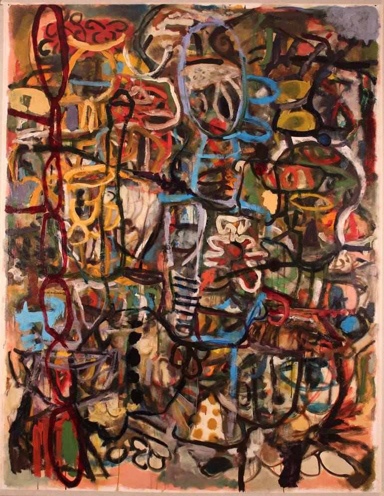 African Teacher Painting by David Stanton | Saatchi Art