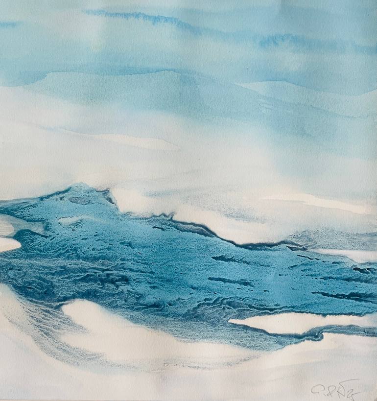 Flow of Life Painting by Gesa Reuter | Saatchi Art