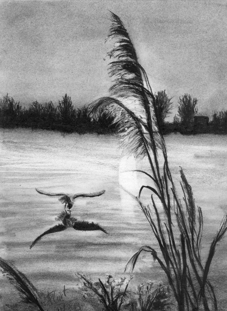 Presence Drawing by Eduard Civit | Saatchi Art