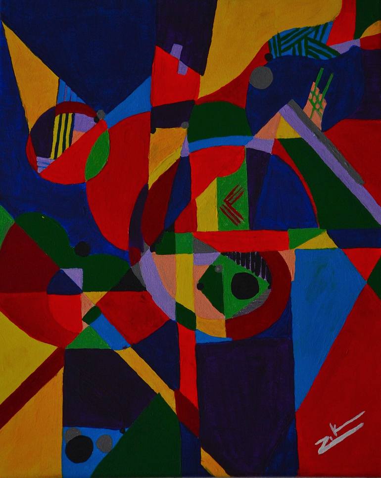 Essence of Thought Painting by Zikraun Art | Saatchi Art