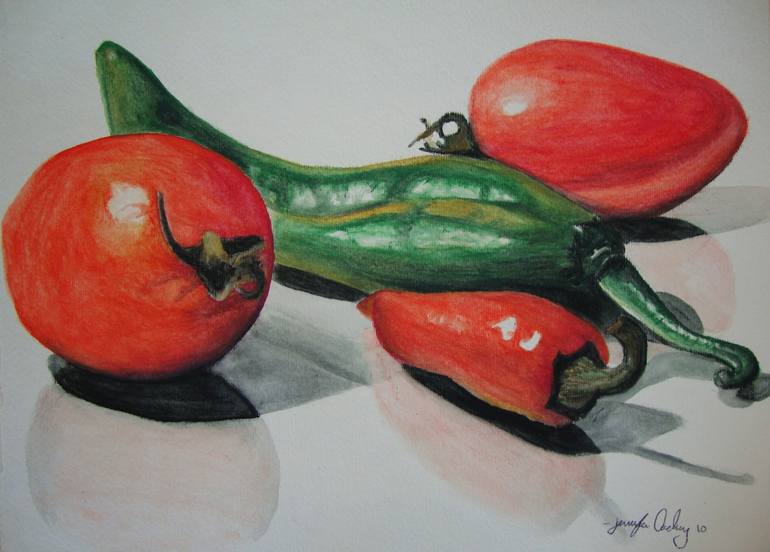 Fiesta Painting by Jennifer Doehring | Saatchi Art