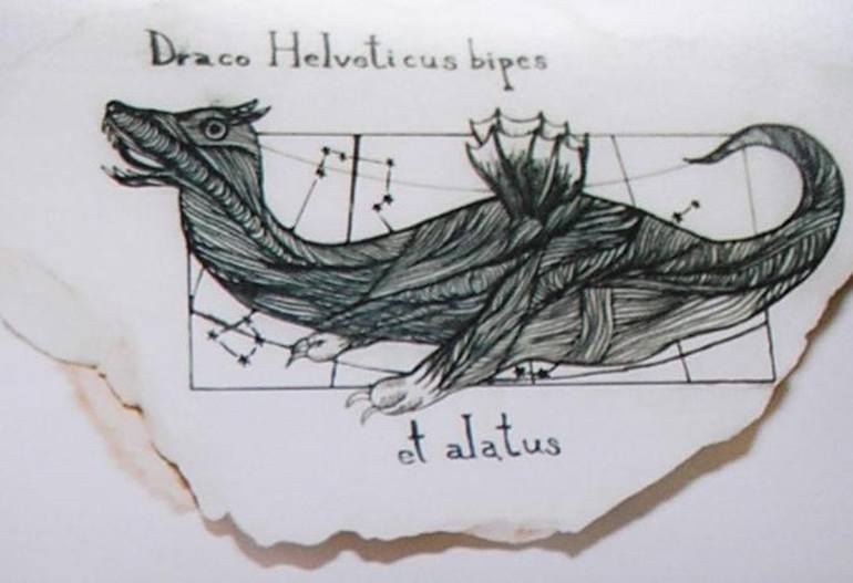 Dracus Alatus Drawing by Ever Orchid | Saatchi Art