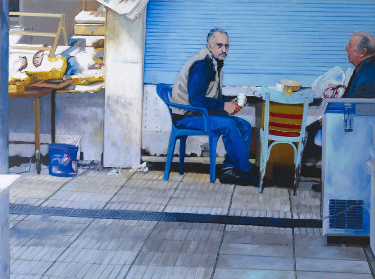 Modiano Market I Painting by Rosalyn Bodycomb | Saatchi Art