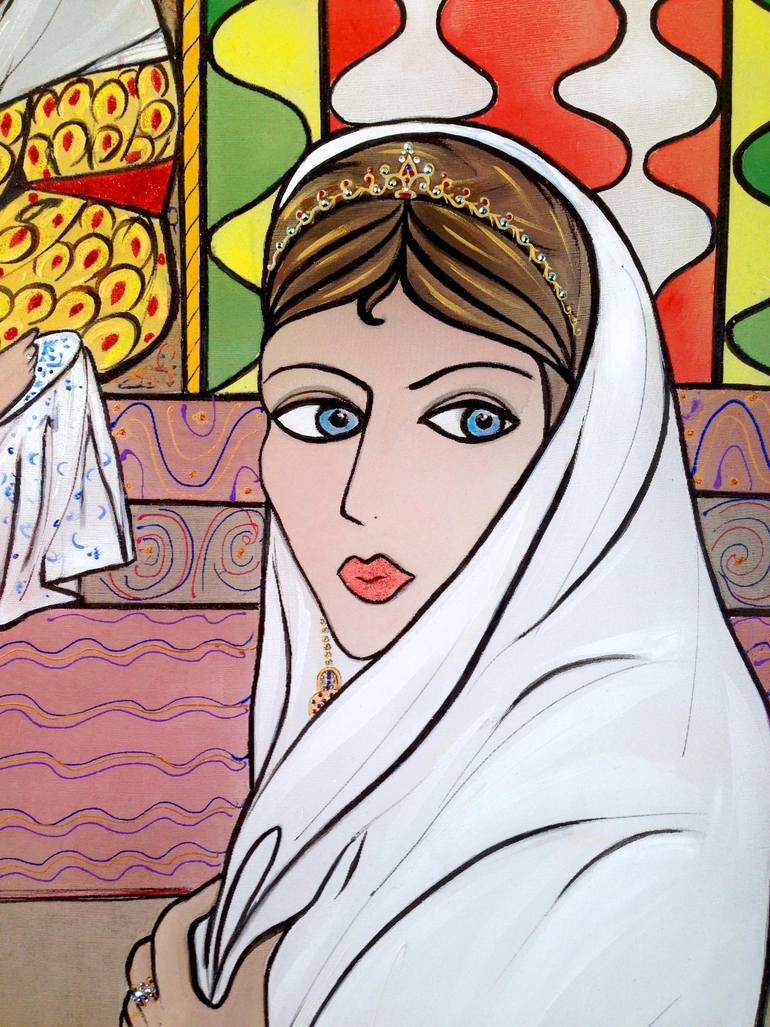 Fairy tales of Scheherazade.1001 night Painting by Elena Zimovets ...
