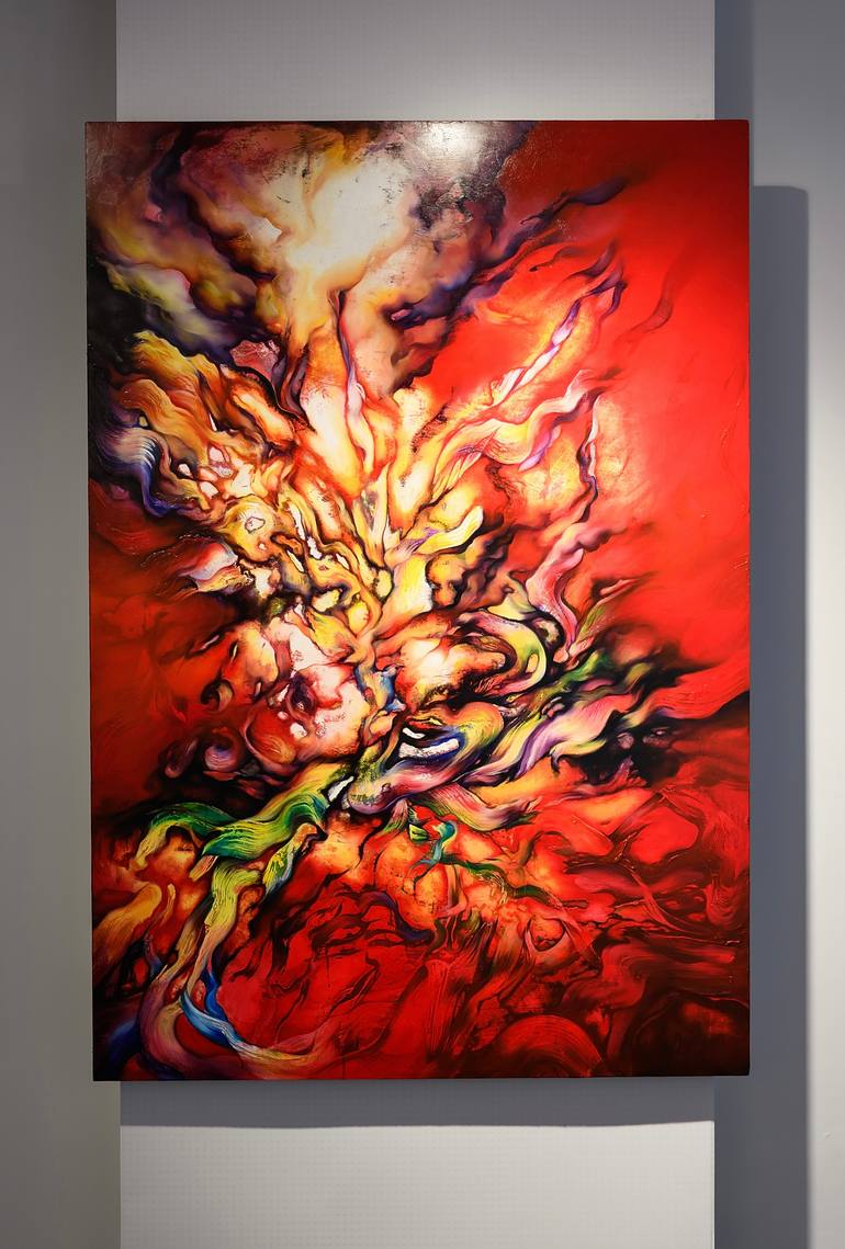 Rage Painting by Marjan Fahimi | Saatchi Art