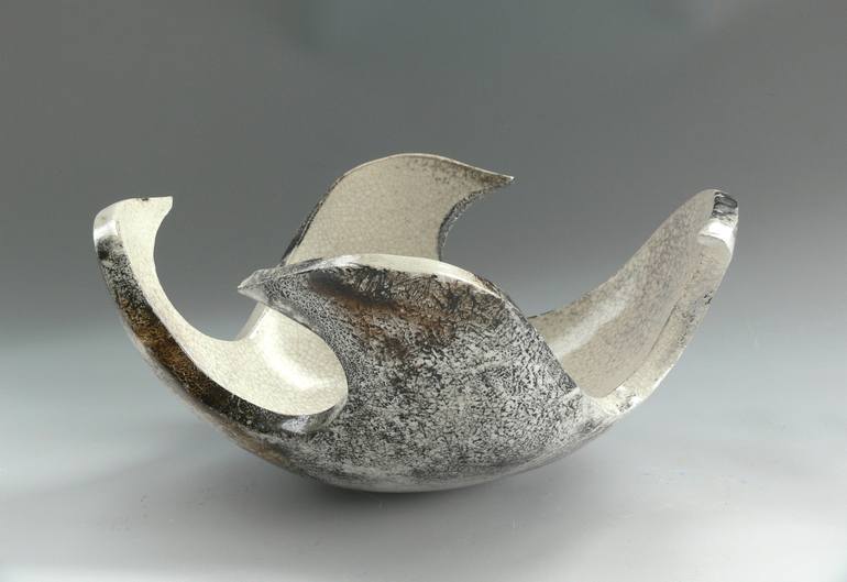 Wave Bowl Sculpture by Ailsa Nicholson | Saatchi Art