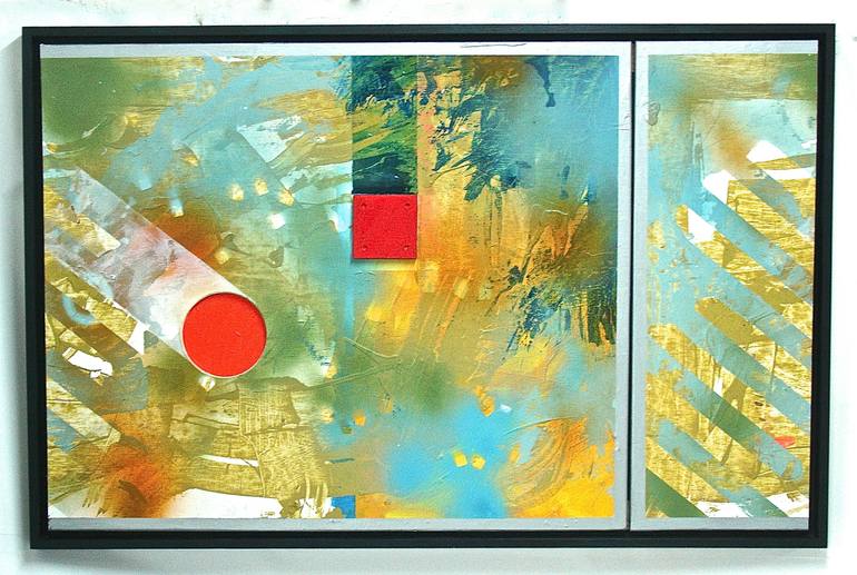 Split Difference Painting by Geoff Lowe | Saatchi Art