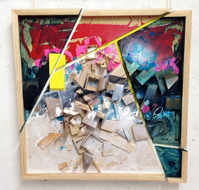 'Down Town' Painting by Geoff Lowe | Saatchi Art