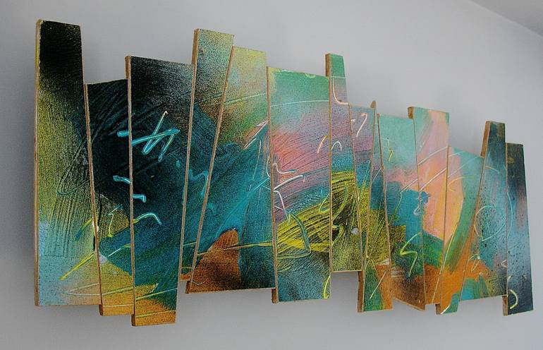 'Shattered' Painting by Geoff Lowe | Saatchi Art