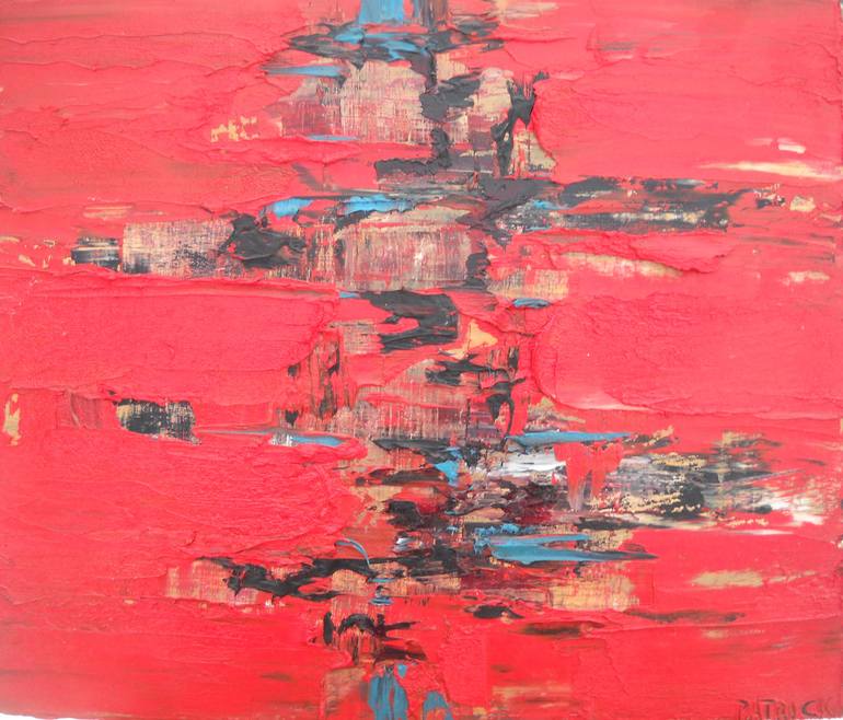 Red Blood Painting by Patrick John Mills | Saatchi Art