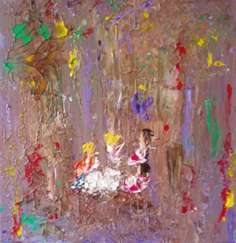 Woodland Tale Painting by Kenny Kim Noble | Saatchi Art