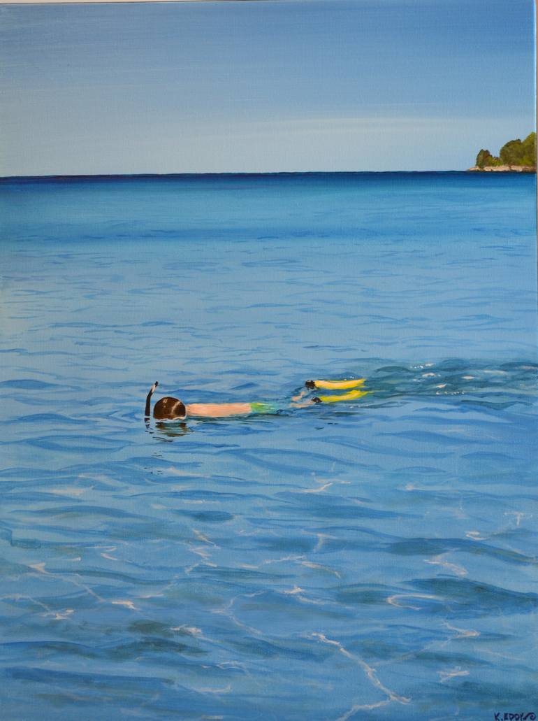 Explorer Painting by Kimberley Eddy | Saatchi Art