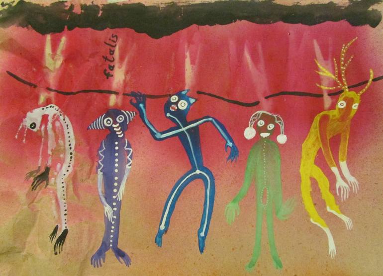 Sins Painting by ZeKa Metafizik | Saatchi Art