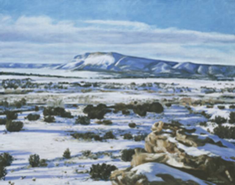 The Wave In Snow Painting by Vonnie Brenno Cameron | Saatchi Art