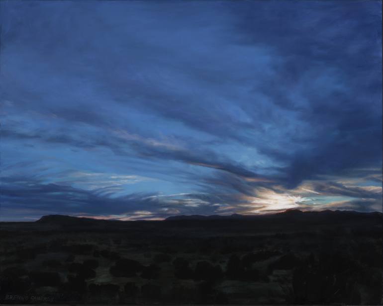 Sunset Streaks Painting by Vonnie Brenno Cameron | Saatchi Art