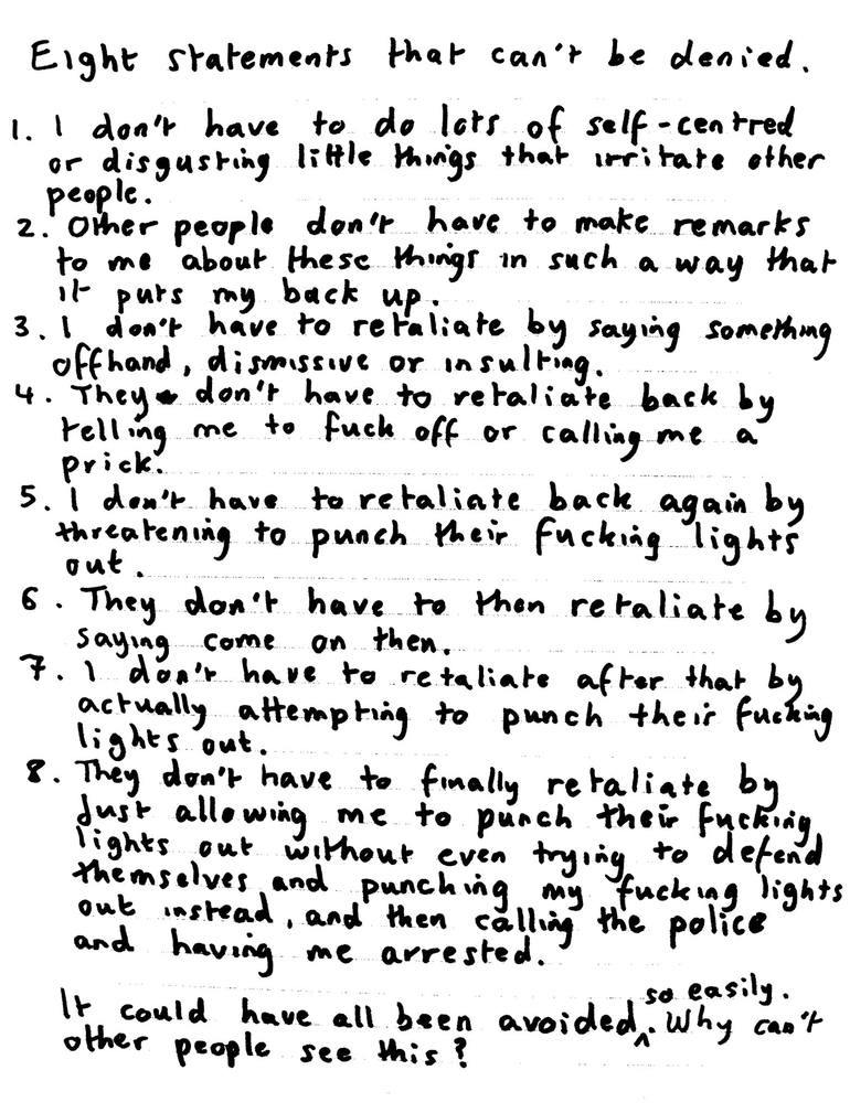 Eight Statements That Can't Be Denied Drawing by Mark Rathmell ...