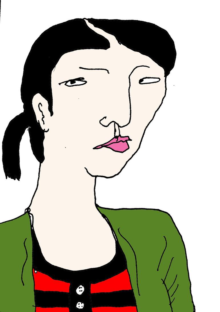 Junko Painting by Mark Rathmell | Saatchi Art