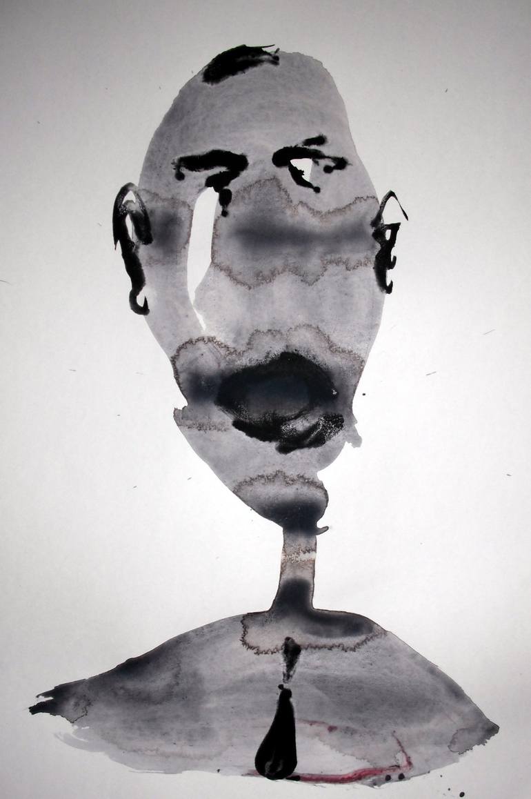 Head 16 Painting by Mark Rathmell | Saatchi Art