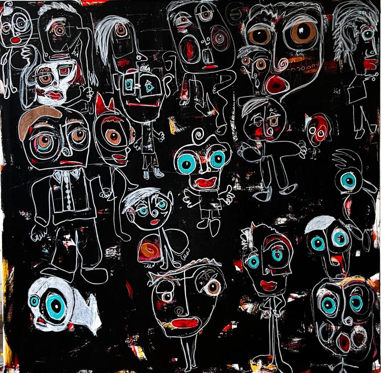 Merely Players Painting by Melinda Mcleod | Saatchi Art