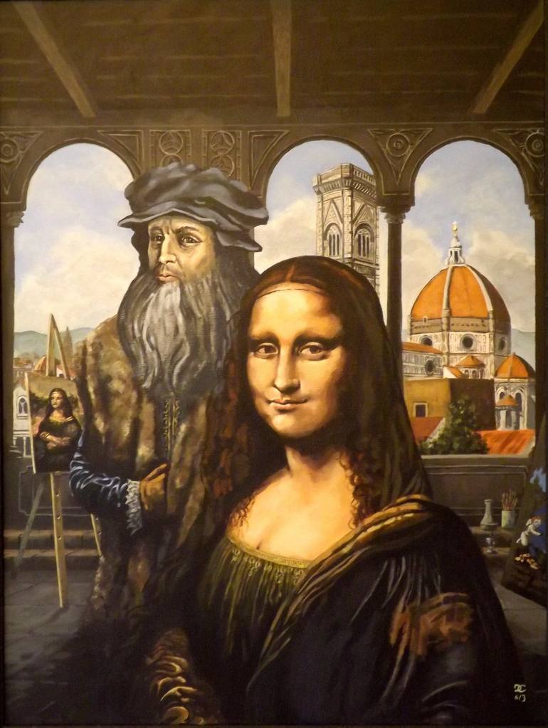 Artist and Model Painting by Don Cameron | Saatchi Art