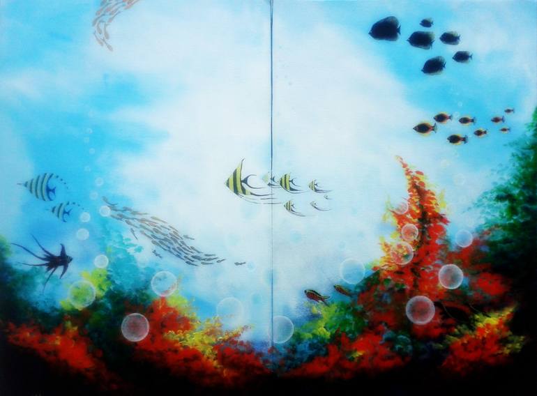 Underworld Painting by CA Arts and Crafts | Saatchi Art
