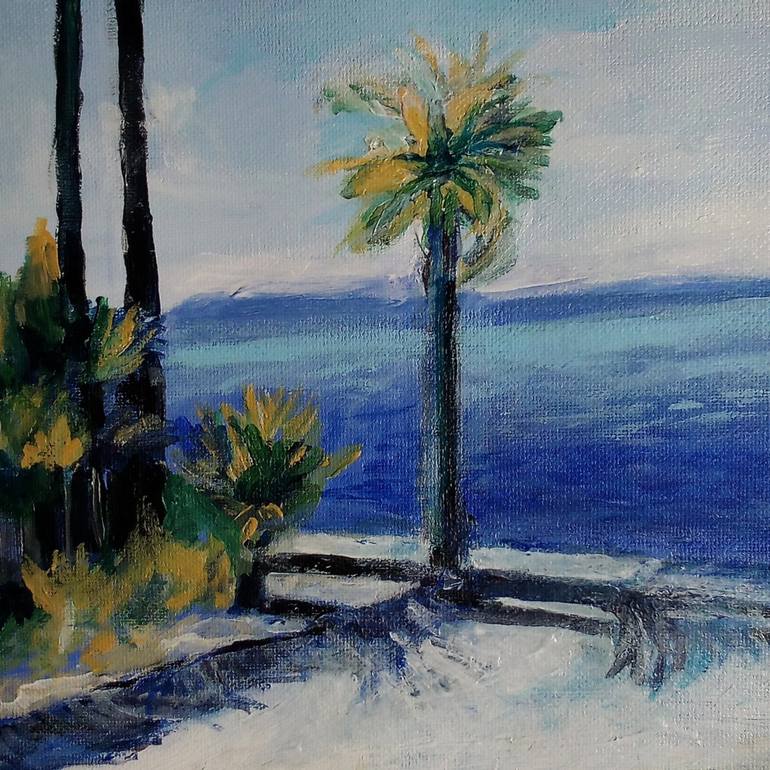 Hilton Head Palm Painting by Diane Schiabor | Saatchi Art