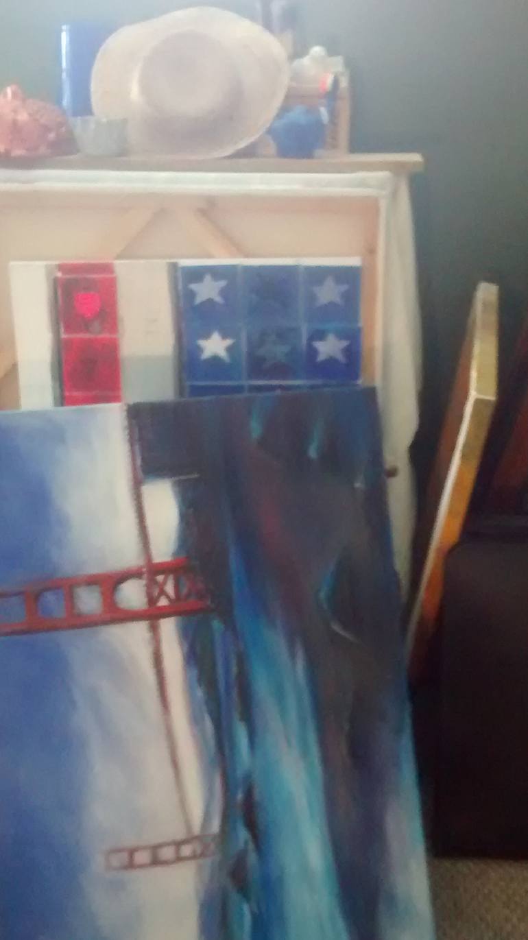 Stars and stripes Forever Painting by Eric M Schiabor | Saatchi Art