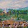 Pennsylvania horse farm Painting by Eric M Schiabor | Saatchi Art