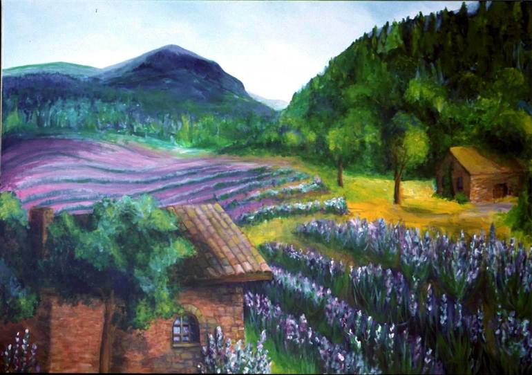 Province landscape Painting by Eric M Schiabor | Saatchi Art