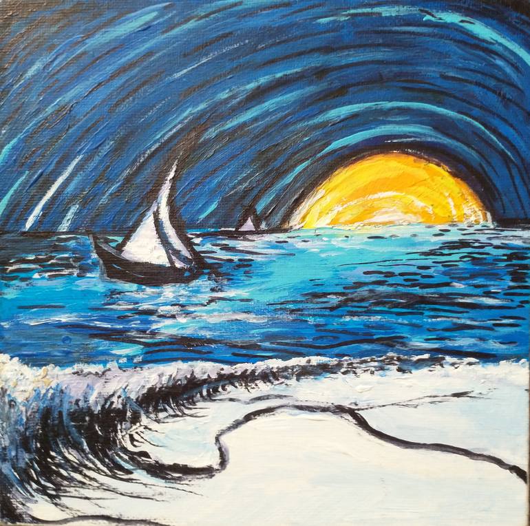 Sailing the Setting Sun Photography by Eric M Schiabor | Saatchi Art