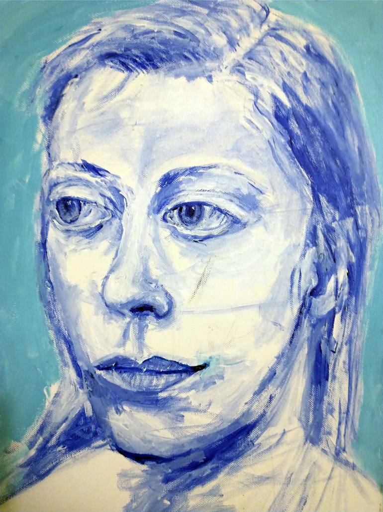 Young Women's Portrait Painting by Eric M Schiabor | Saatchi Art