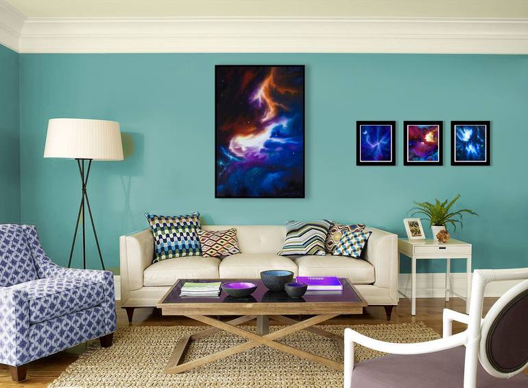 Mutari Nebula Painting by James Christopher Hill | Saatchi Art