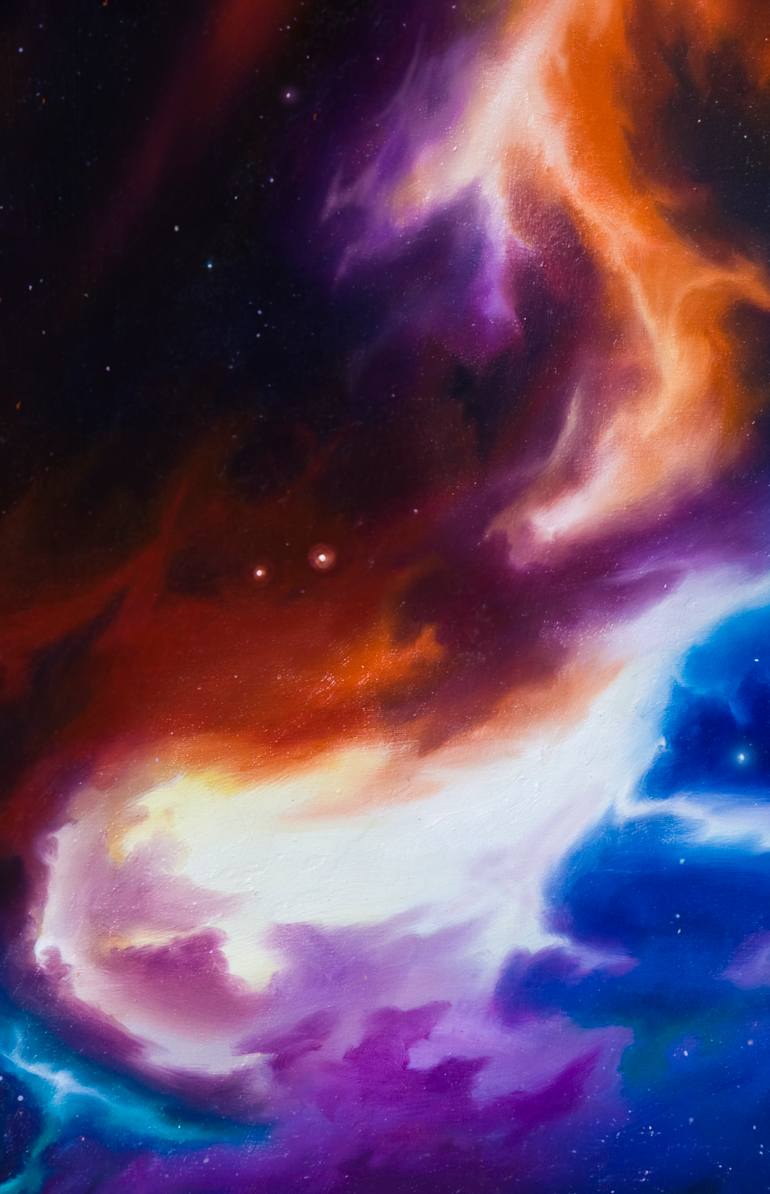Mutari Nebula Painting by James Christopher Hill | Saatchi Art
