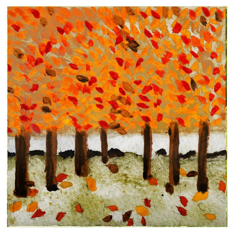fall Painting by Sonalee Hardikar | Saatchi Art