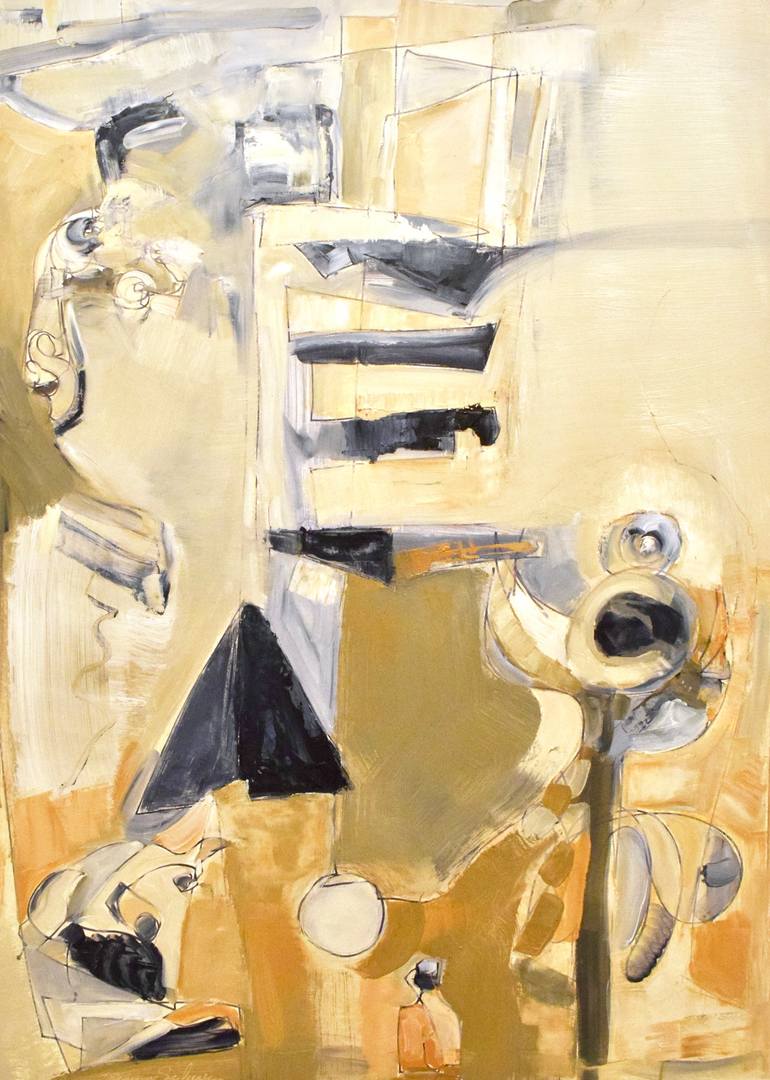 Antithesis of Myth I Painting by Monique Sarkessian | Saatchi Art